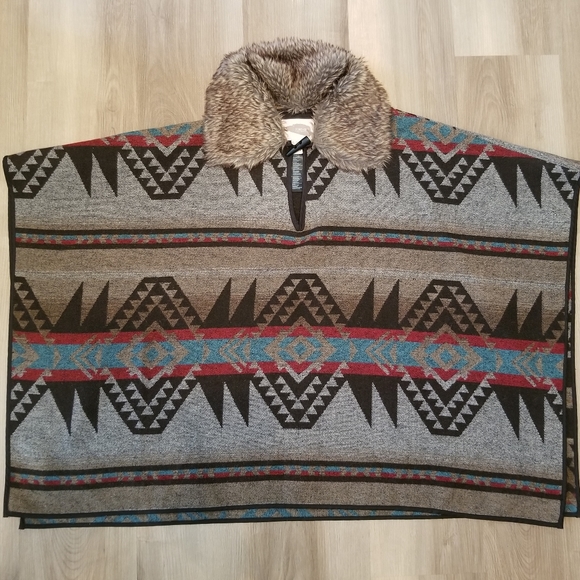 Forever 21 | Jackets & Coats | Tribal Aztec Cape | Poshmark